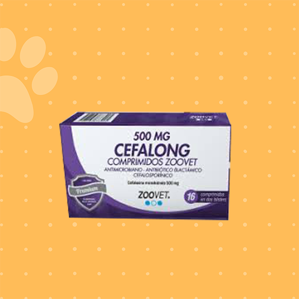 Cefalong 500mg Blister | Antibiótico, Medicameto Para Perros ...