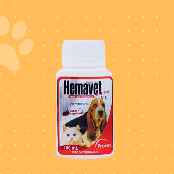 Hemavet Oral 100ml | Medicameto Para Perros, Multivitamínico ...