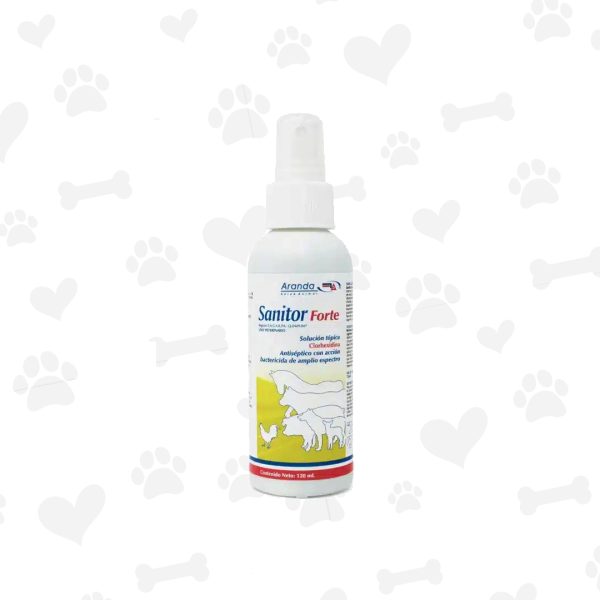 Sanitor Forte 120ml | Medicameto Para Perros, Salud y Bienestar Gato ...